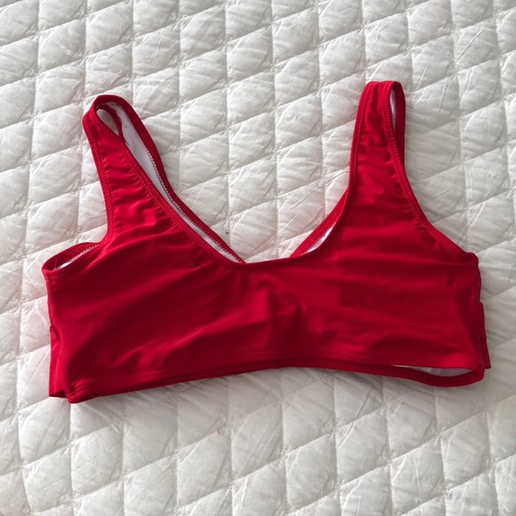 CUSTOM | Swim | Custom Red Bikini Med Adjustable Bottomsnew | Poshmark